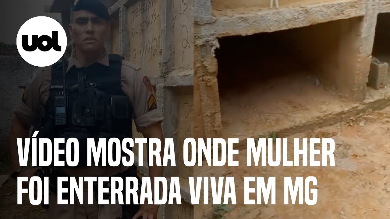 Mulher enterrada viva em MG: Vídeo mostra o cemitério onde mulher foi ...