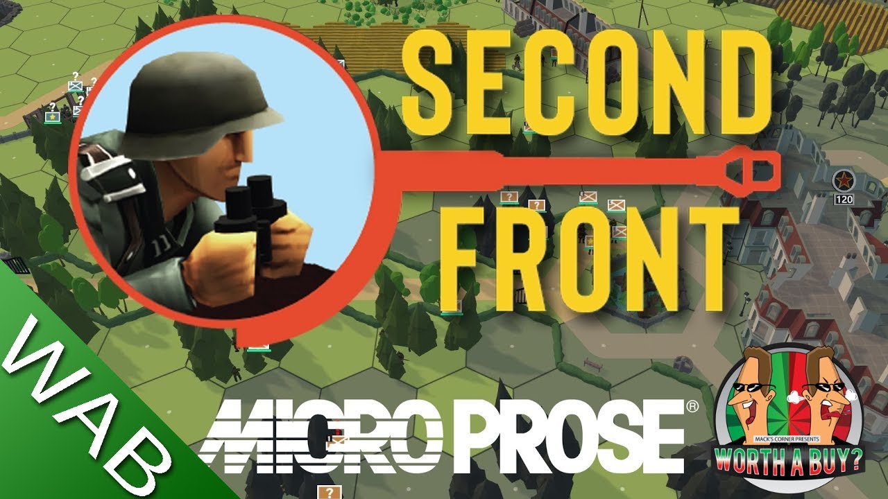 Second Front - Microprose Hex based WWII Strategy - YouTube