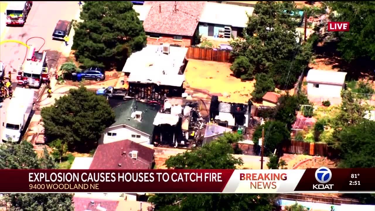 Two people injured in explosion in northeast Albuquerque - YouTube