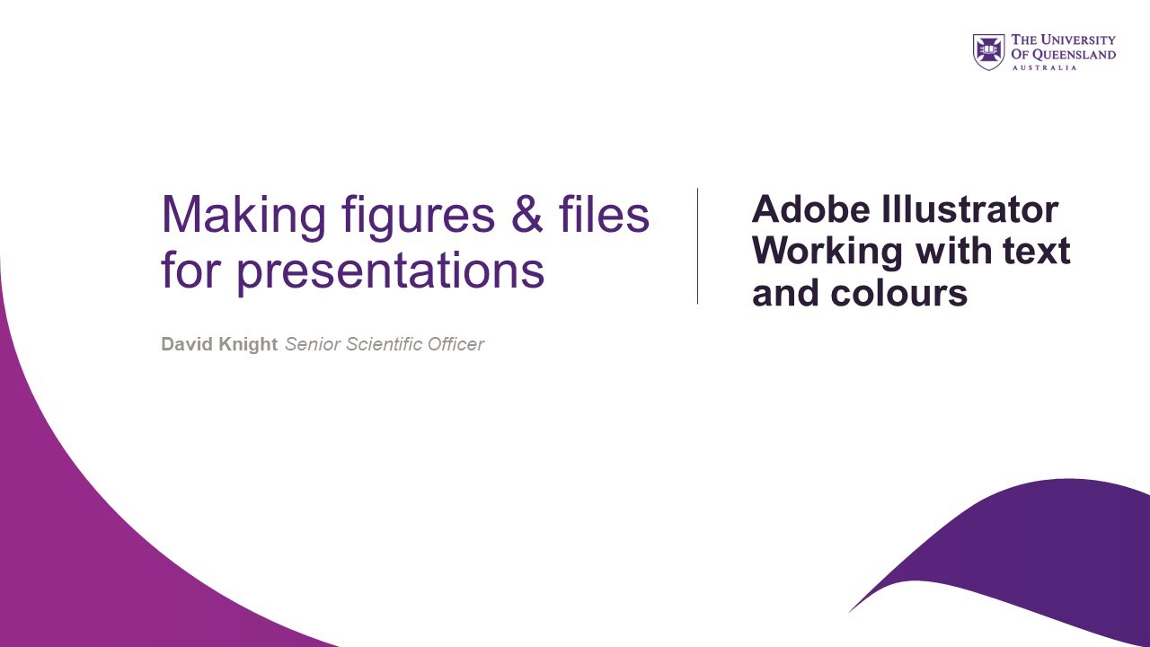 Making figures & files for presentations - Part 9 – Adobe Illustrator ...