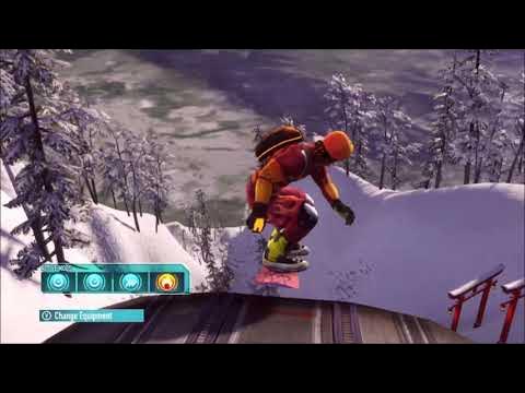 SSX 2012 - Japan - Mt. Fuji - Area Zero - Top 10 - YouTube