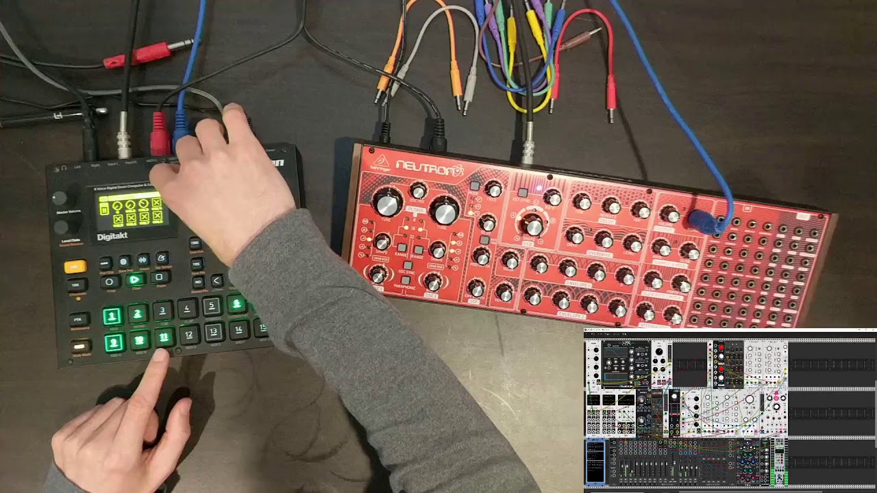 Digitakt + Neutron + VCV Rack Jam #2 - YouTube