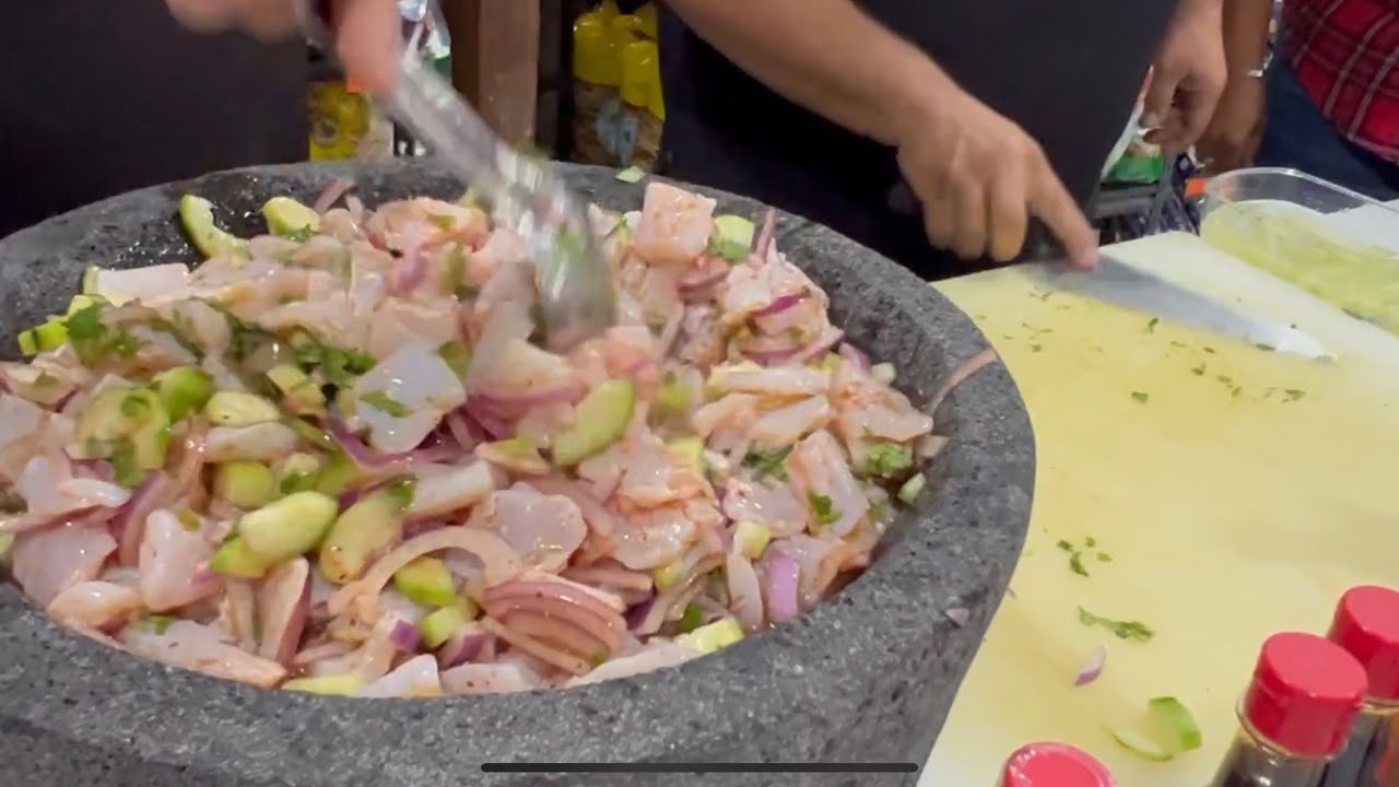En pescadería puertecitos en mexicali preparamos estos callos y salsa ...