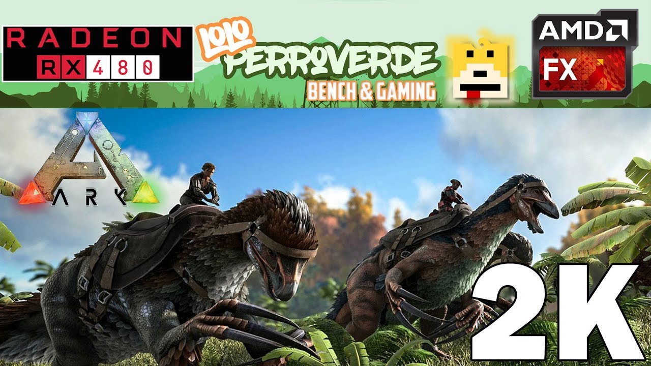 ARK Survival Evolved - 2k 1440p: RX 480 + FX-8300 Medium Preset - YouTube