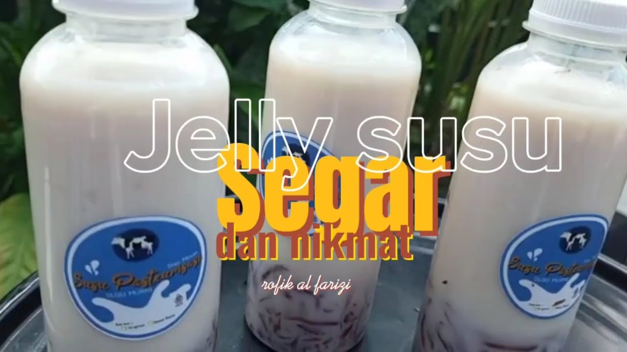 Jelly susu segar - YouTube