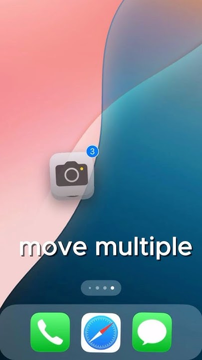 Move Multiple Apps at Once on Your iPhone! #shortvideo #smartphone #phonetricks #tech # ...