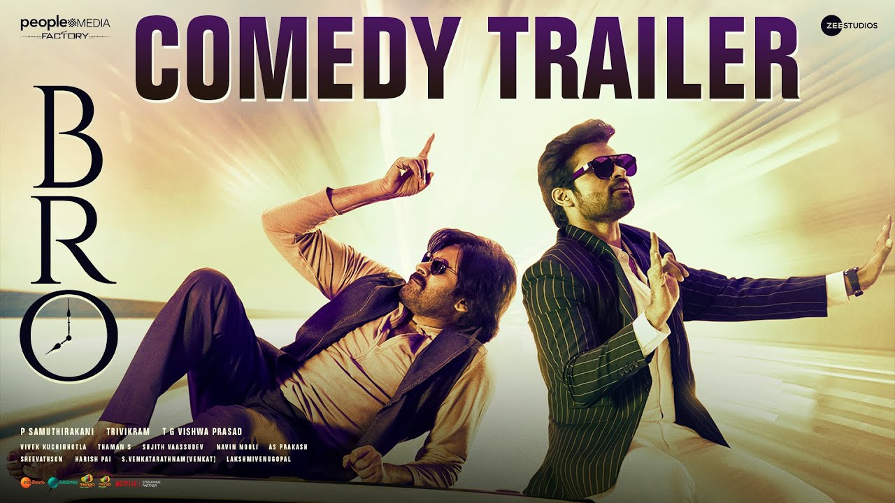 BRO Movie Comedy Trailer | Pawan Kalyan | Sai Dharam Tej | Thaman S | P ...
