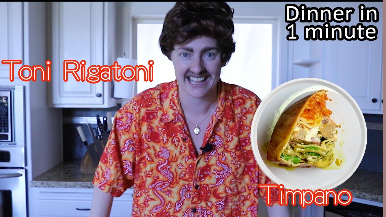 Timpano | Baked Pasta Drum | The BIG Night | Dinner | One Minute! - YouTube