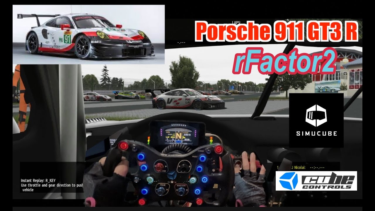 Porsche 911 GT3 R ONBORD rFactor 2 - YouTube