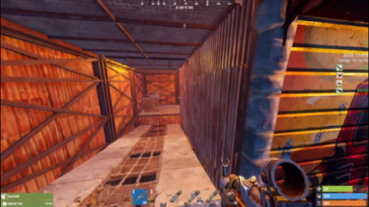 The Chxance 4x4 rust base tour wide gaps and opencore - YouTube