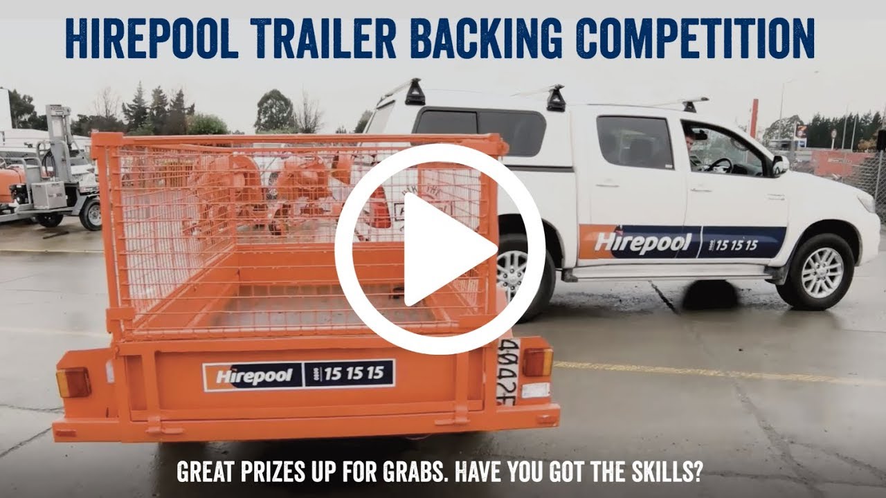 Hirepool Trailer Backing Competition July 2018 - YouTube