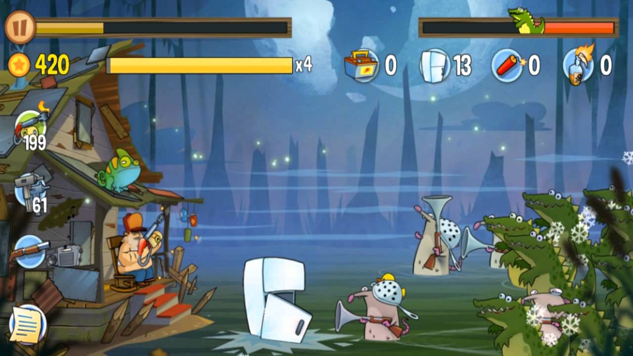 Swamp Attack Gameplay Walkthrough - Level 3-11 for Android/IOS - YouTube