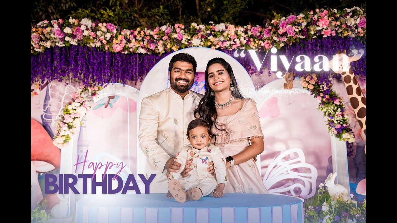 VIYAAN 1ST BIRTHDAY CINEMATIC TRAILER 4K - YouTube