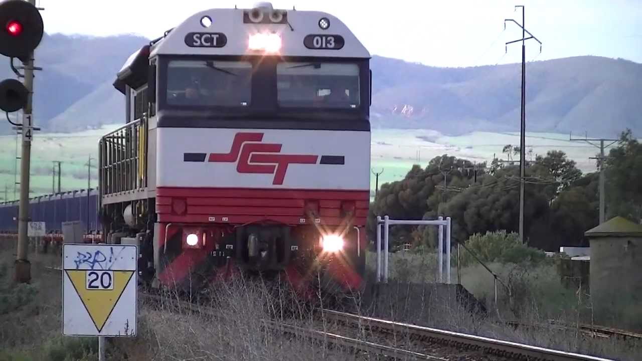 SCT Iron Ore Train - Australian Trains, South Australia - YouTube