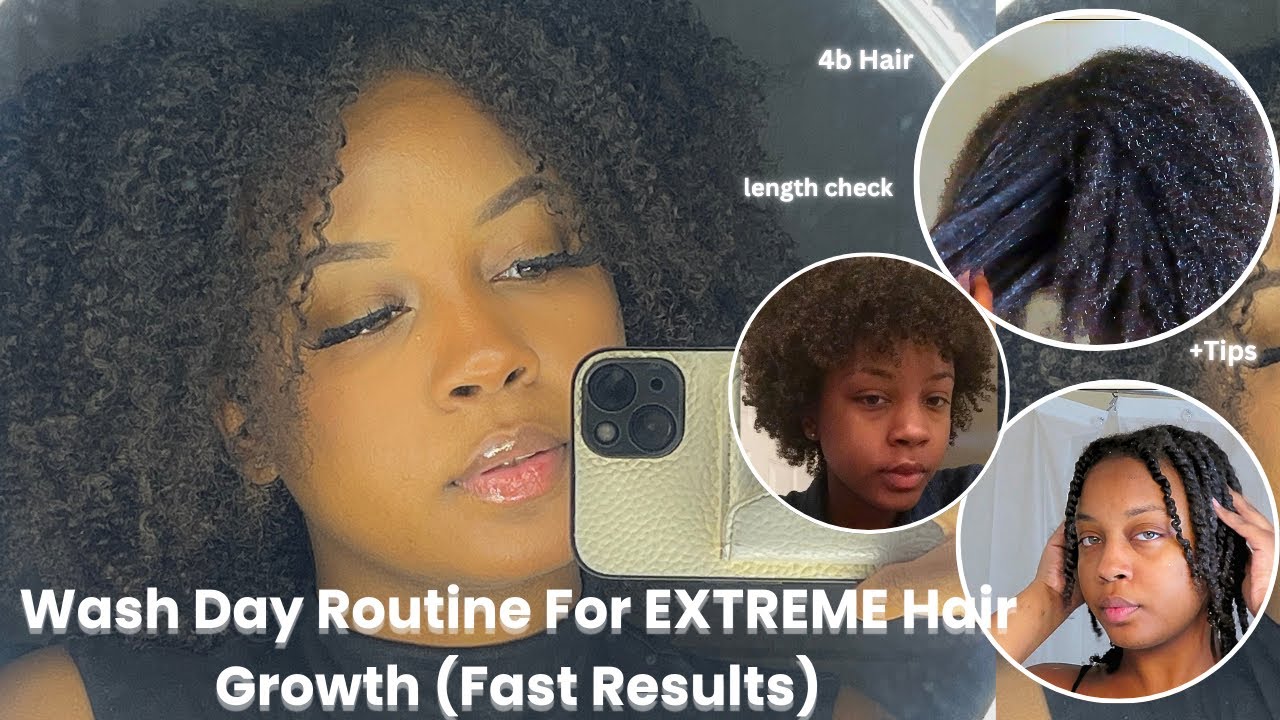 My Natural Hair Routine For FAST Long-Lasting Results | Growth Secrets ...
