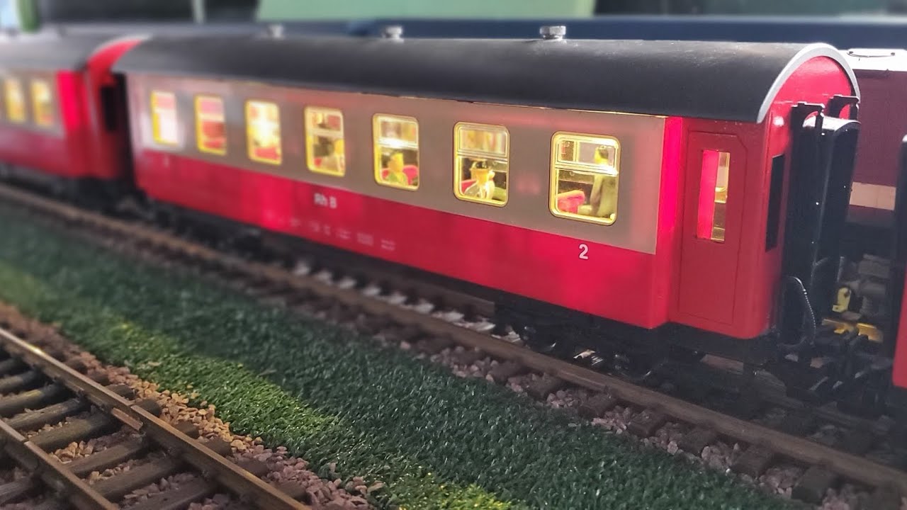 G Scale cheap lighting solution - YouTube