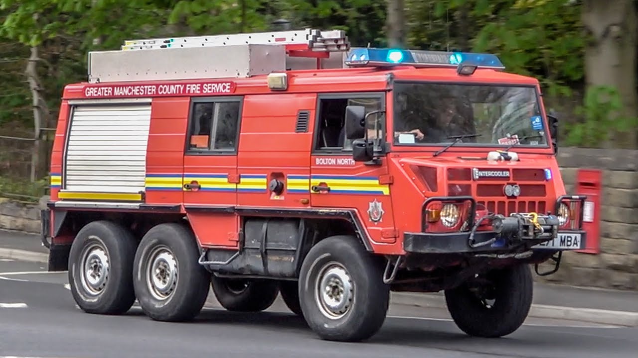 Pinzgauer 6x6 Off Road Fire Appliance And Pump Responding - Greater ...