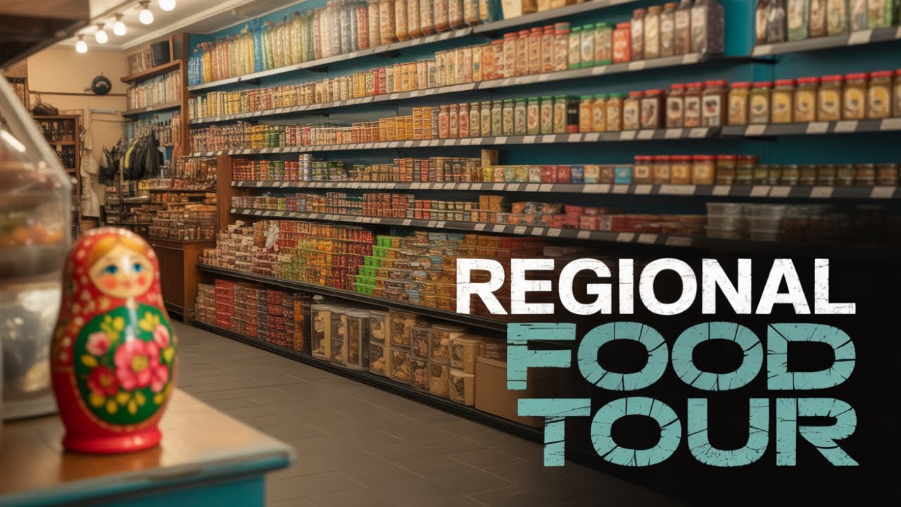 Russian REGIONAL Food Shop Tour: What They Actually Sell - YouTube