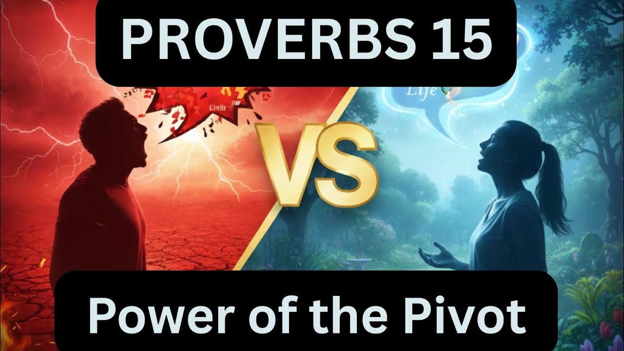 Day 15_Proverbs 15: The Power of the Pivot (3 Words That Change Every ...