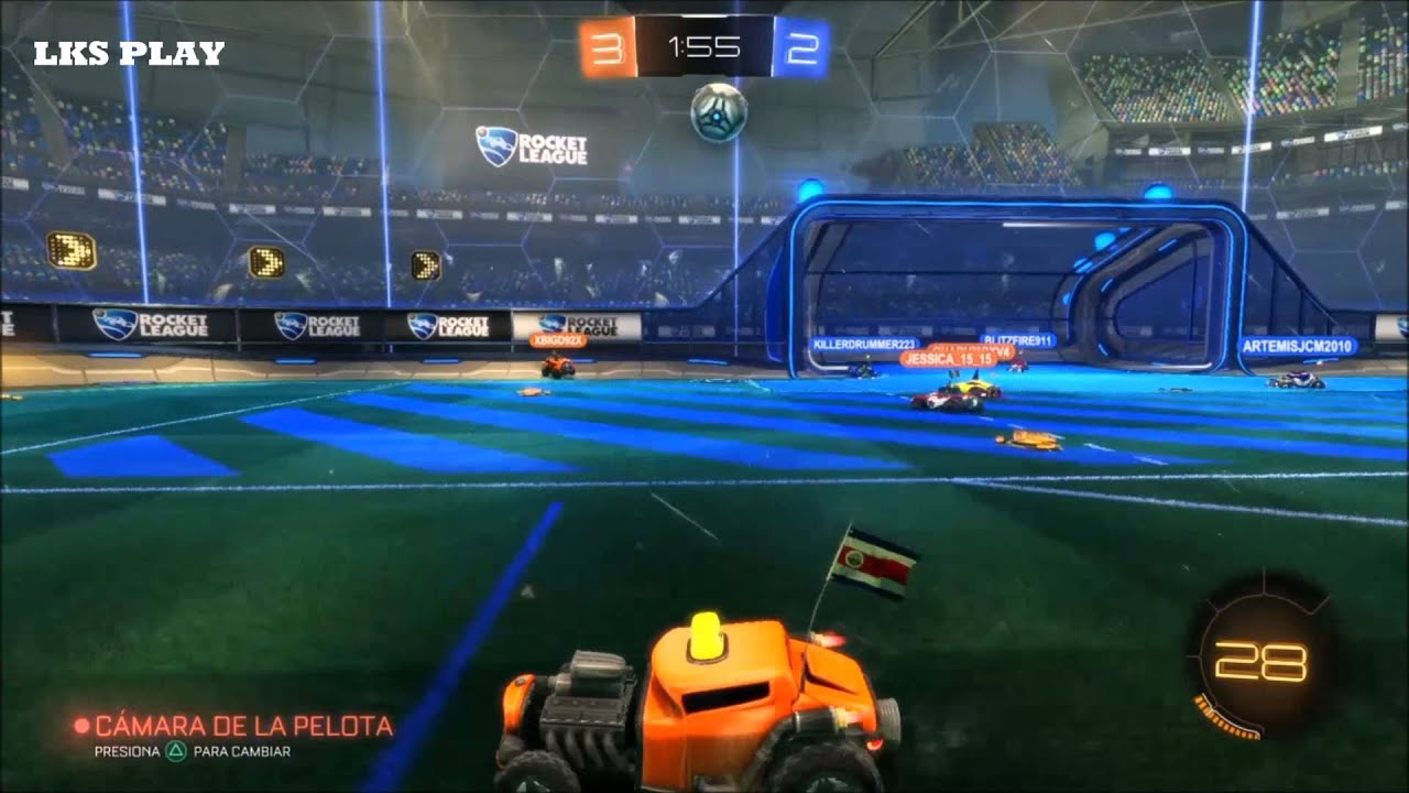 Rocket League 4vs4 - YouTube