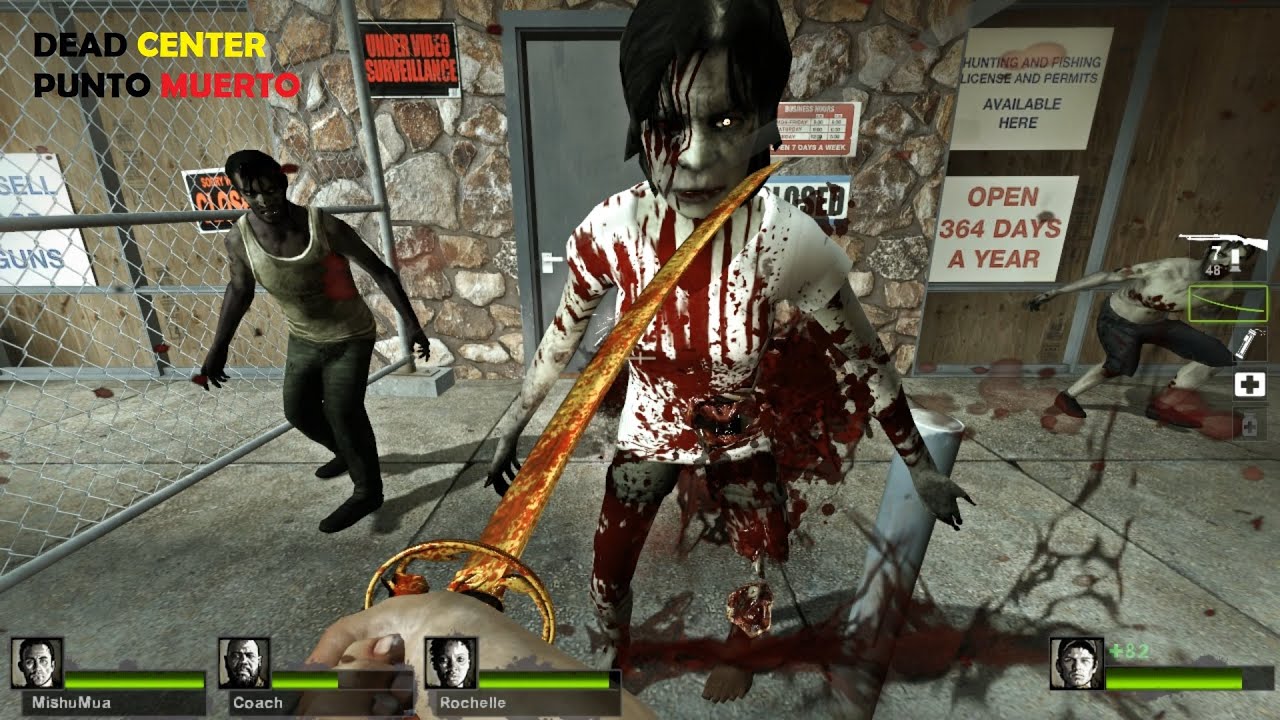 PUNTO MUERTO - DEAD CENTER en LEFT 4 DEAD 2 - Misión completa MODS ...
