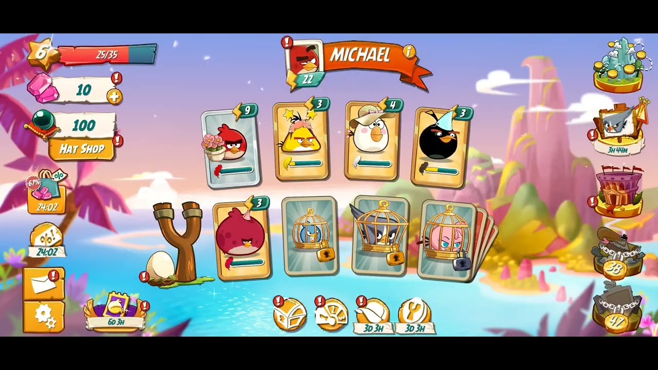 Angry birds 2 part 3, playing new events - YouTube