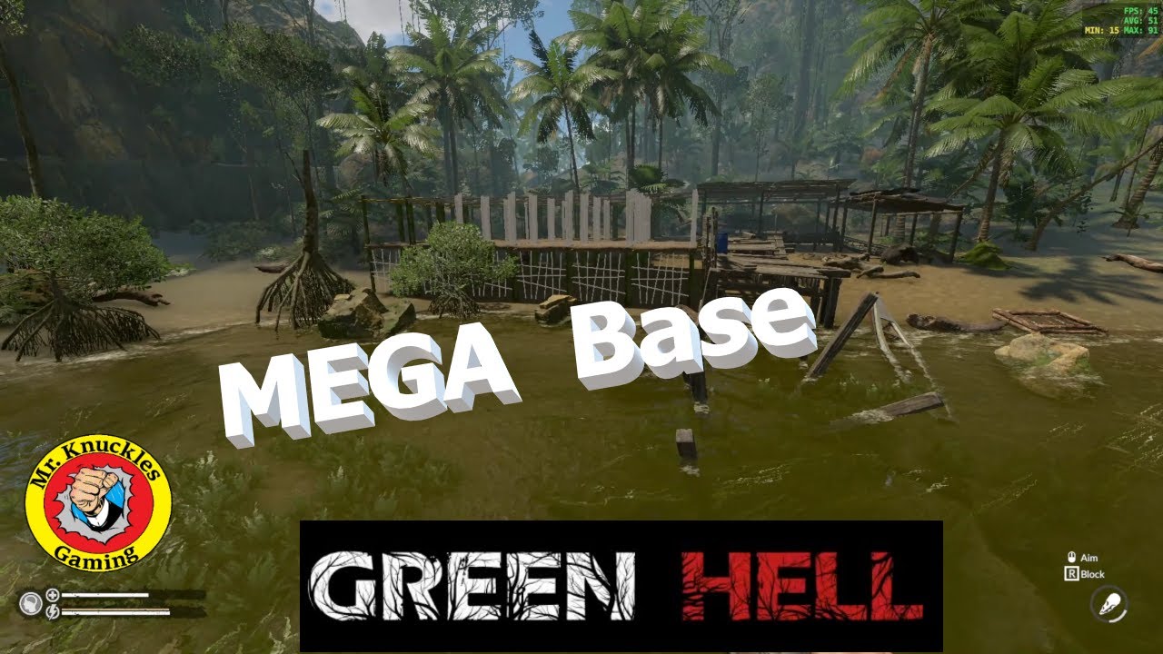 Making a Mega Base at Fishing Camp | Green Hell Game Play | EP 23 - YouTube