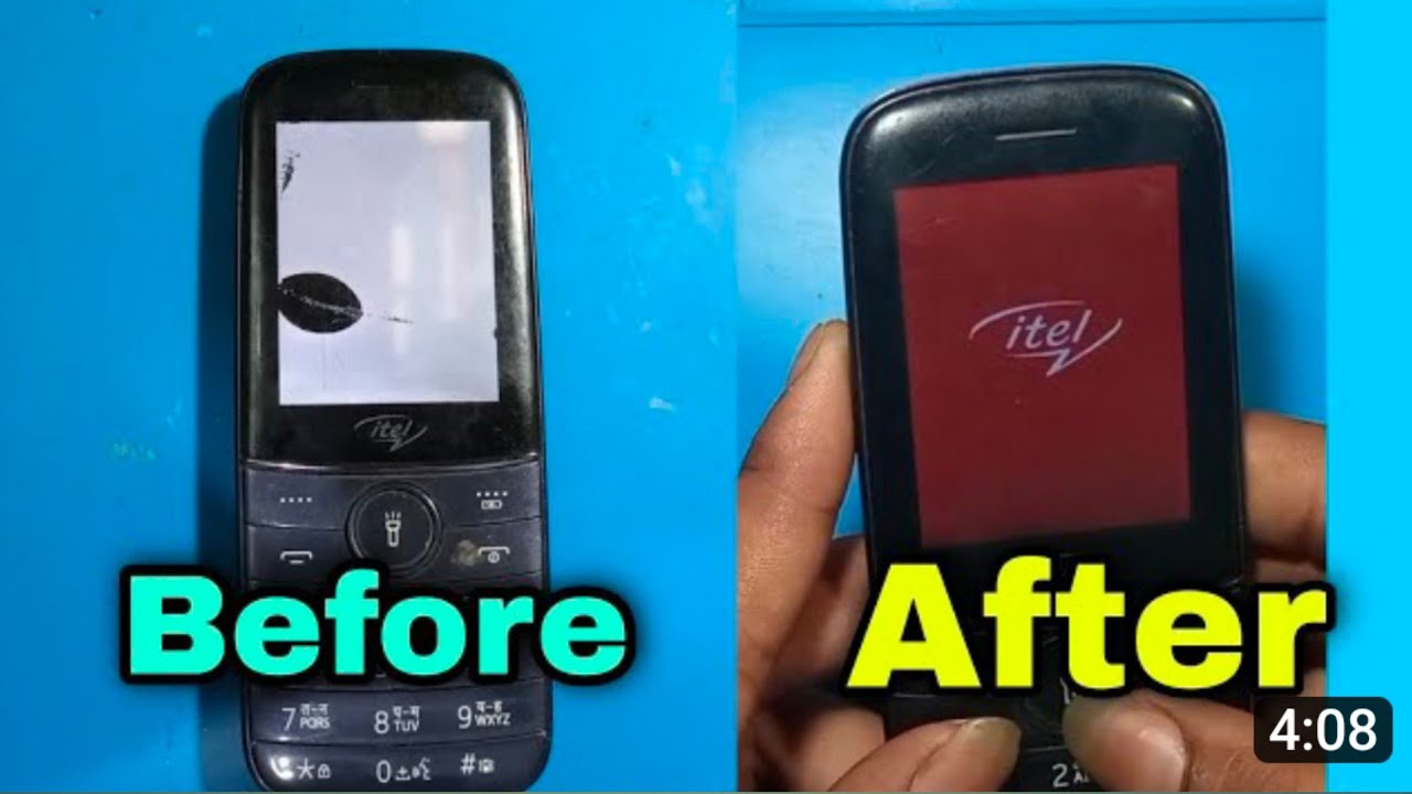 How To Replacement Itel Mobile LCD - YouTube