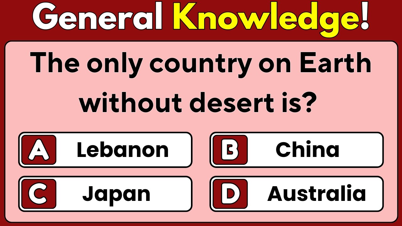 Can you score 60/60 ? | General Knowledge Quiz | Trivia Quiz | Quiz ...