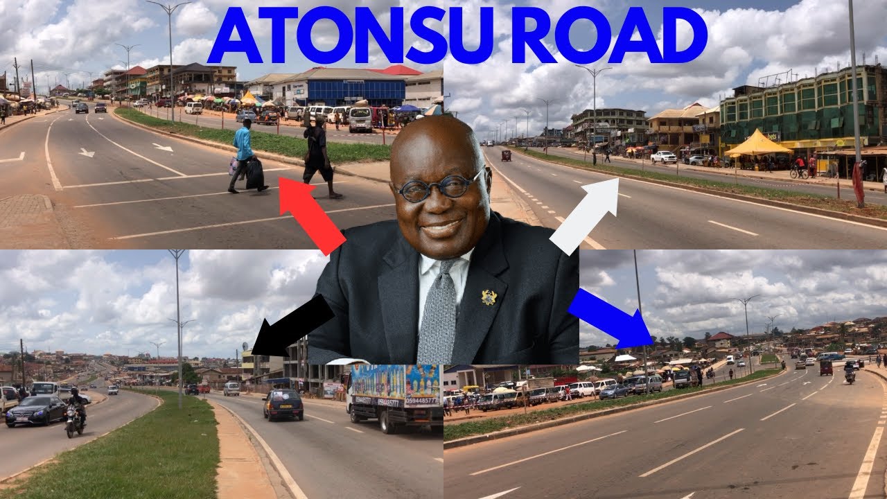 30th May 2023: Atonsu Road Project Completed with White Road Markings ...