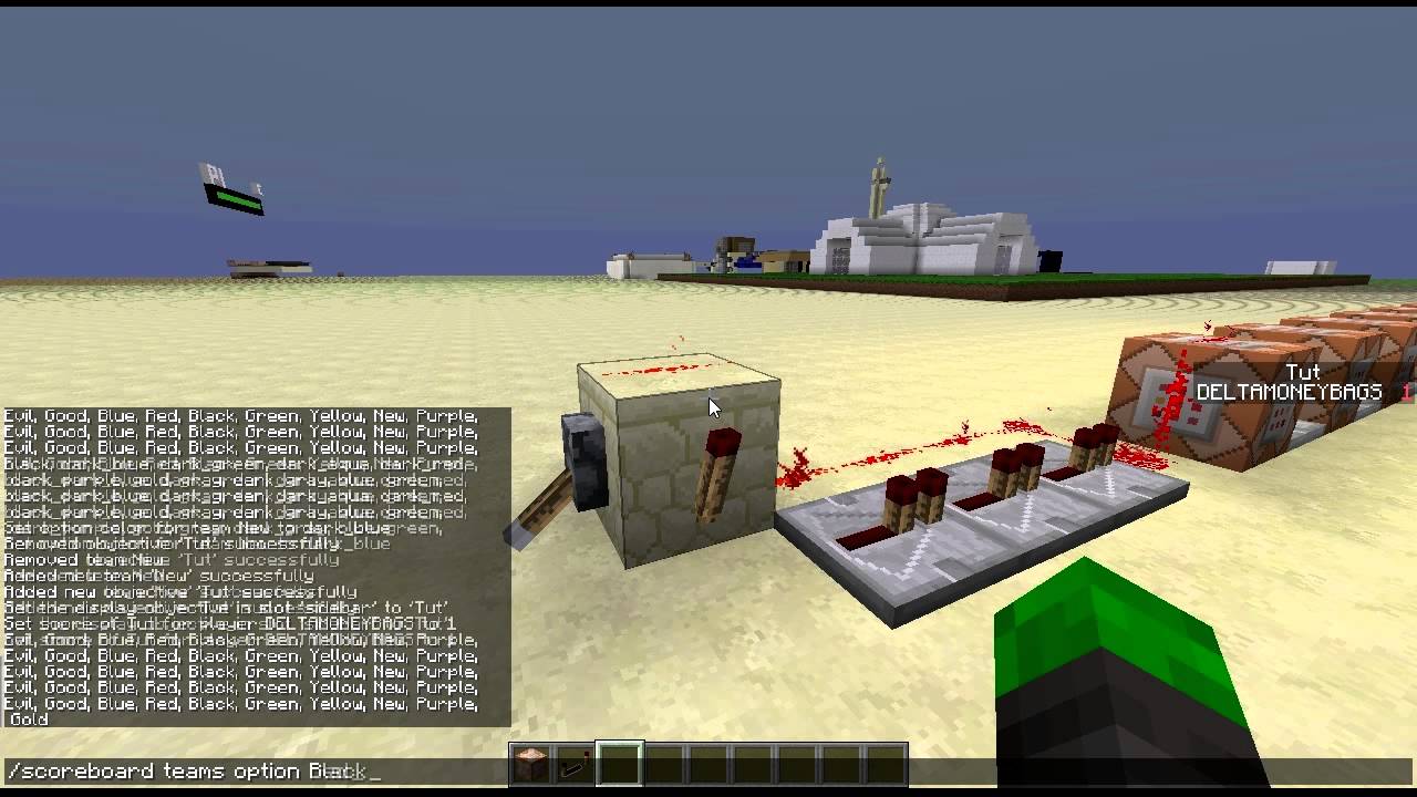 Minecraft:Rainbow Admin Names(Using Command Blocks) - YouTube