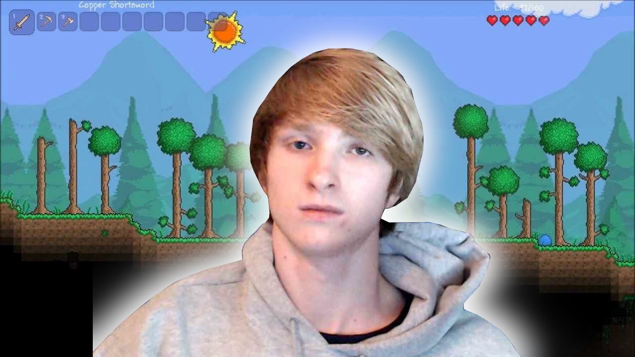 It's official, I'm dumb-Terraria Pt 2 - YouTube