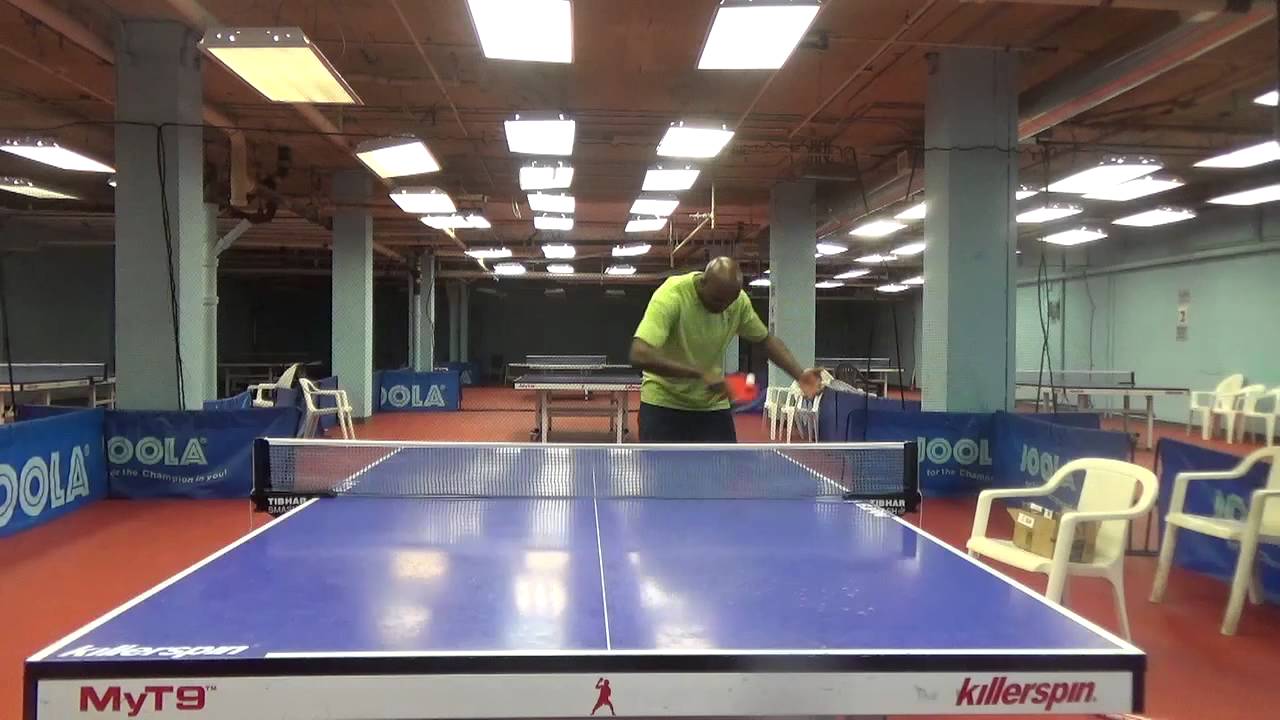 Backhand Backspin/Topspin Sidespin Serve - YouTube