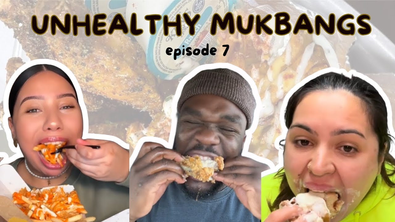 unhealthy mukbangs (tiktok compilation) | puny 🎀 - YouTube