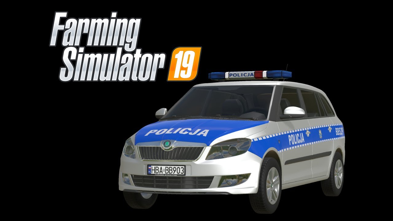 [FS19] Skoda Fabia Combi Policja - YouTube