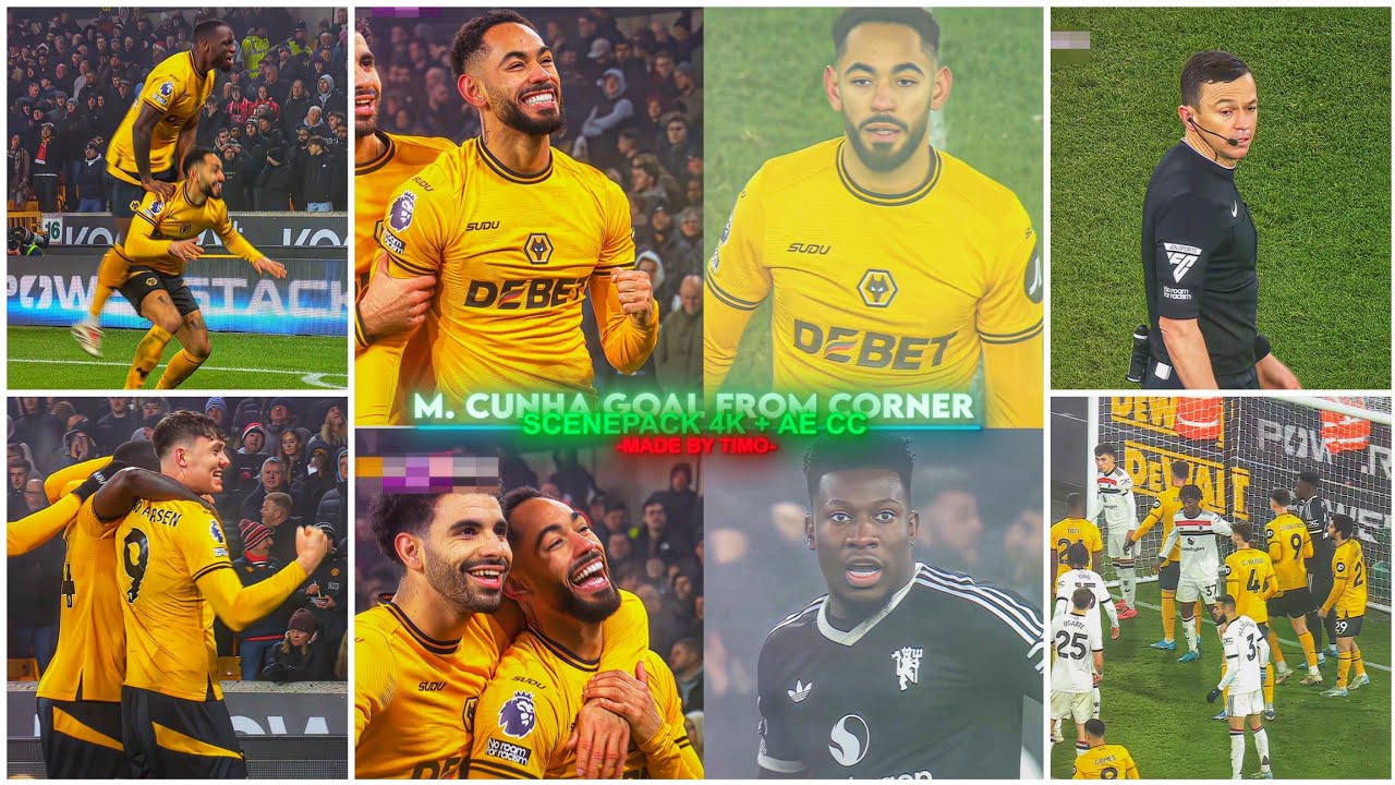 Matheus Cunha Goal From Corner / RARE CLIPS SCENEPACK 4K (No CC only ...