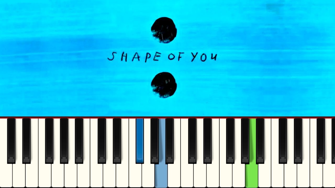 Ed Sheeran - Shape of You - Piano tutorial - Master Teclas - YouTube