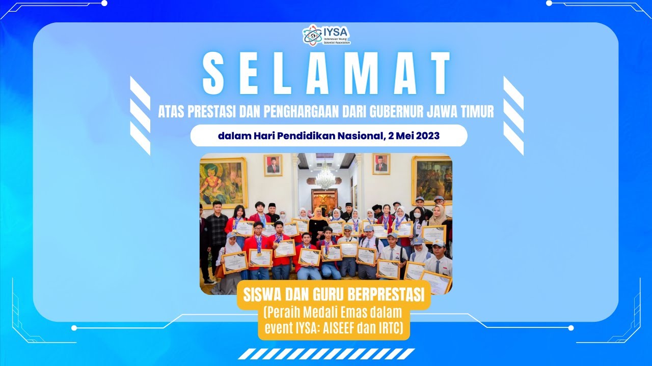 Alumni Event AISEEF 2023 dan IRTC 2022 Mendapat Penghargaan Dari ...