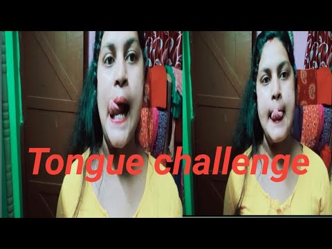 Tongue challenge video 🤣 - YouTube