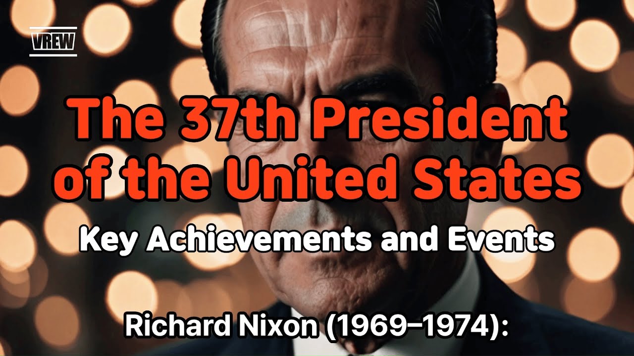 Richard Nixon : Key Achievements and Events as the 37th President of ...