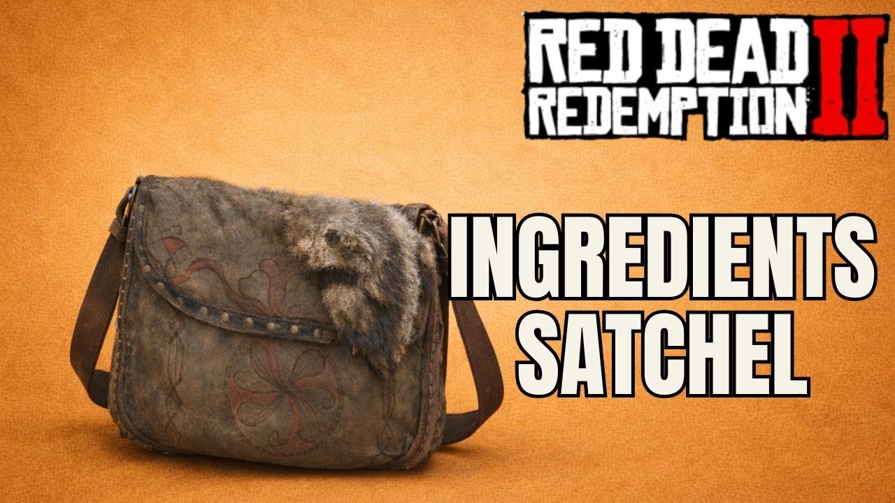 Ingredients Satchel – Carry More Ingredients & Craft More Tonics (RDR2 ...