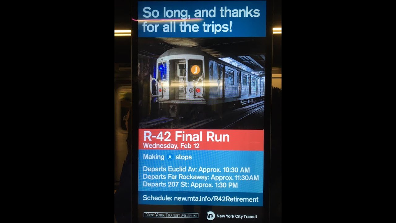 MTA New York City Subway special: R42 on the (Z) and (A) - YouTube