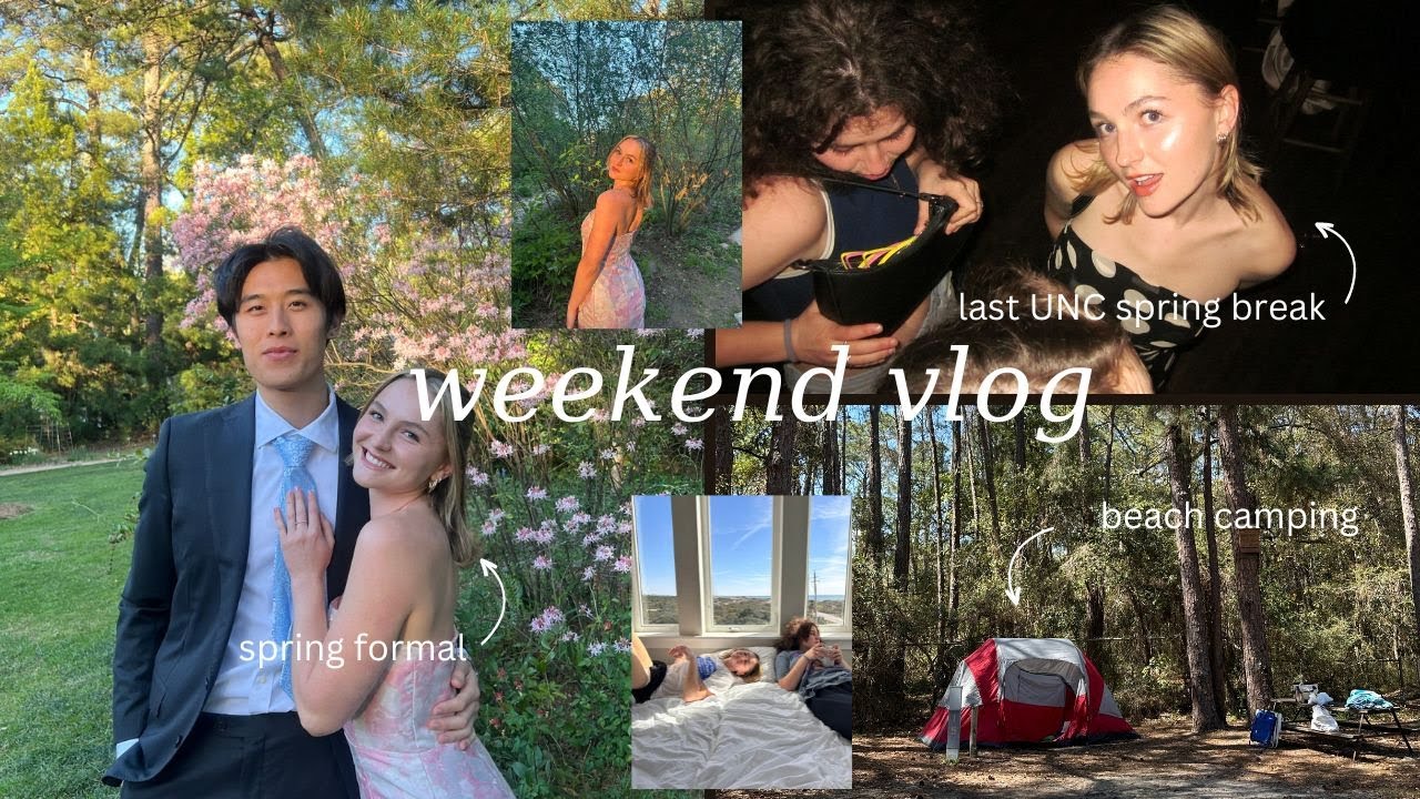Catching up: grwm for formal at UNC, last spring break, and a cozy ...