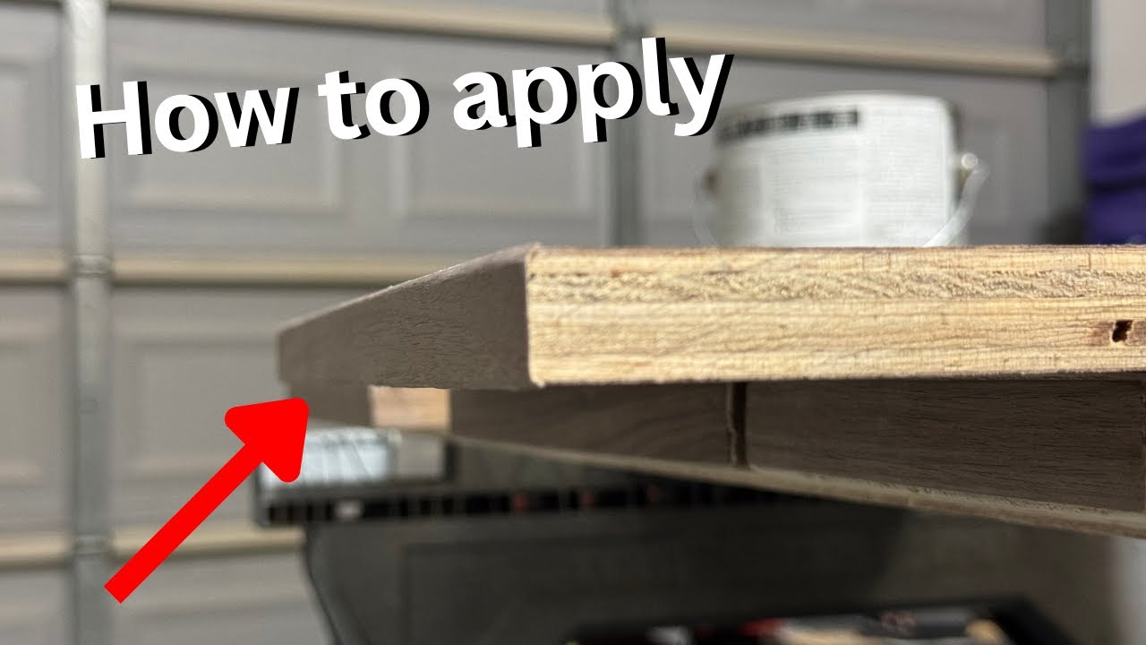 How to apply edging to plywood - YouTube