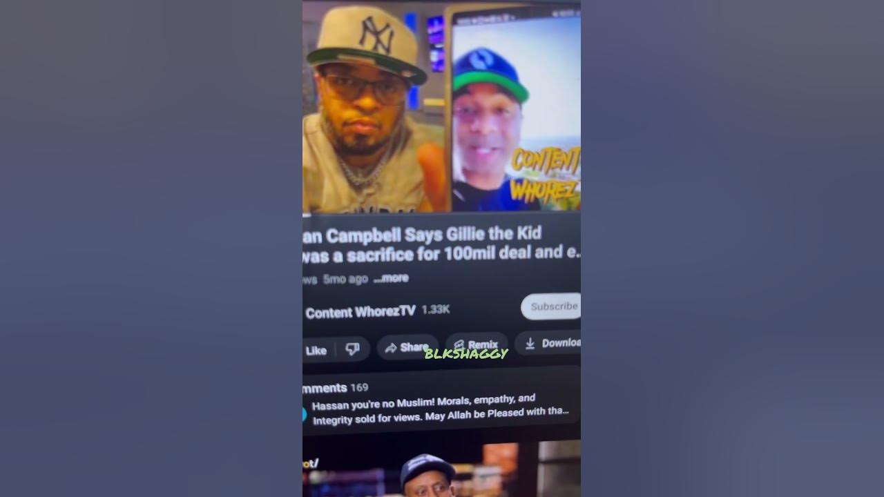 Gille the Kidd Responds To Hassan Campbell #walloandgillie - YouTube