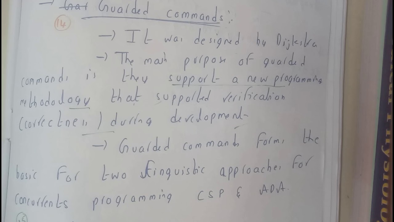 13 introduction to guarded commands - YouTube