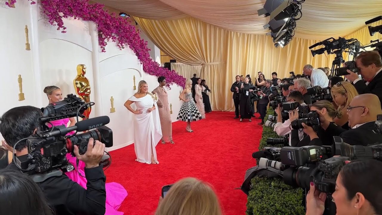 Walk down the Oscars red carpet ahead of Sunday's ceremony - YouTube