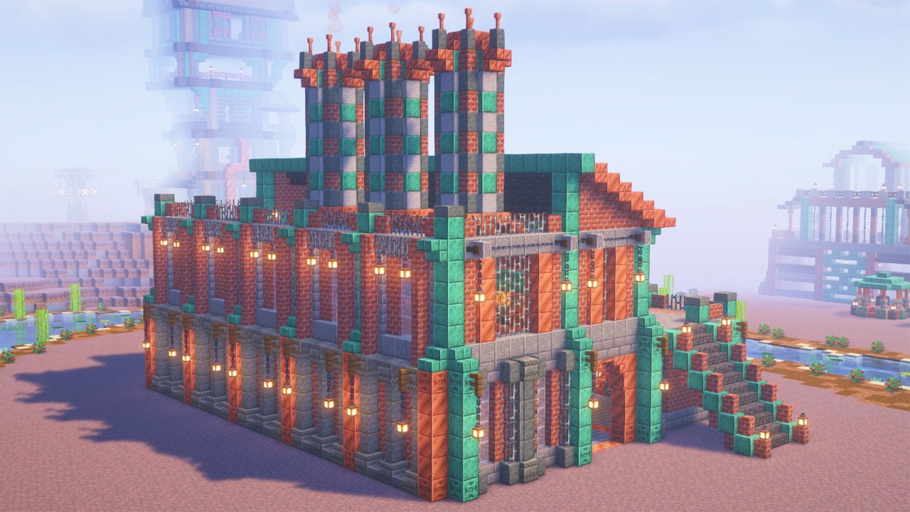 Minecraft: How to build Factory - Tutorial - YouTube