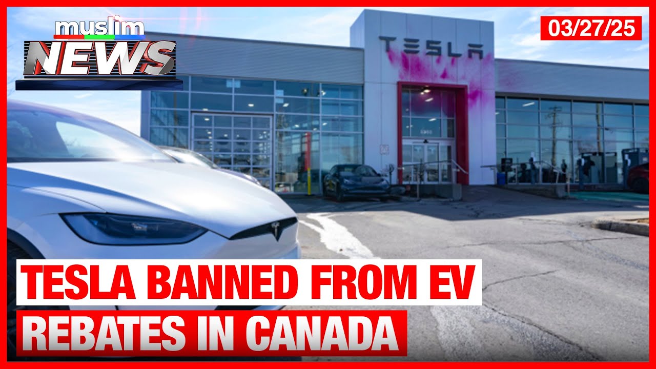 Tesla Banned From EV Rebates In Canada - YouTube