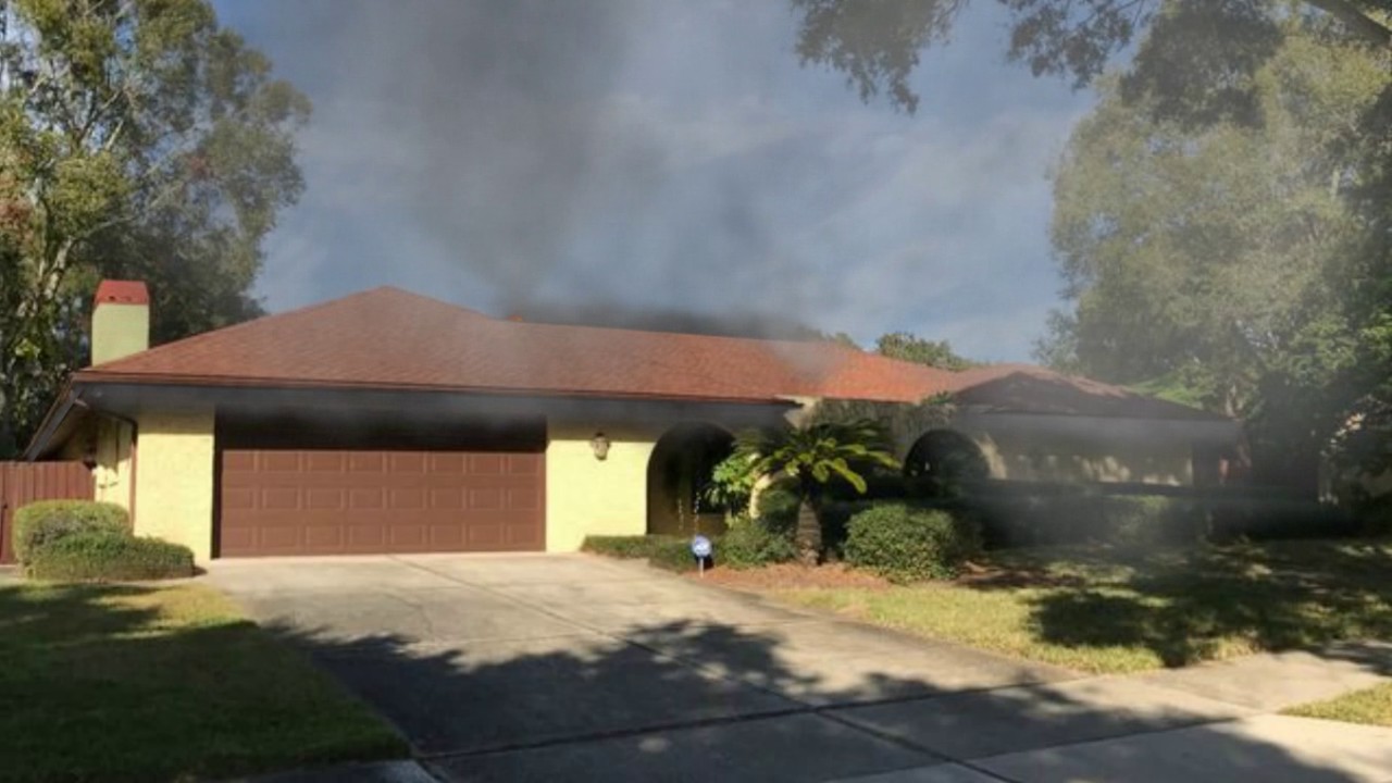 1-Story Single-Family Residential Fire Simulation - YouTube